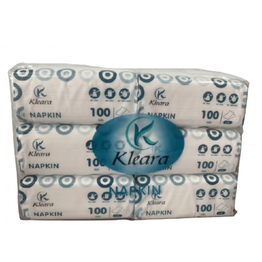 ซื้อ KLEARA กระดาษเช็ดปาก หนา 2 ชั้น 100 แผ่น (6 ห่อ/แพ็ค) ราคาพิเศษ ...