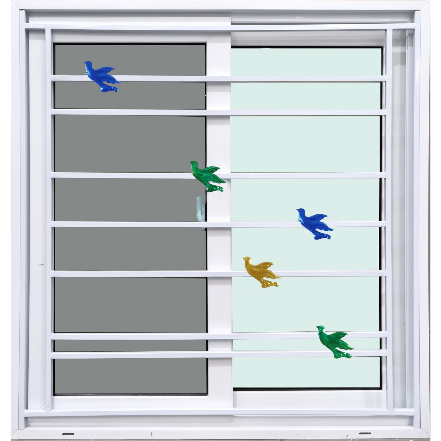 WINDOW ASIA (ECO 60-100) หน้าต่าง UPVC บานเลื่อน SS+เหล็กดัด |GlobalHouse